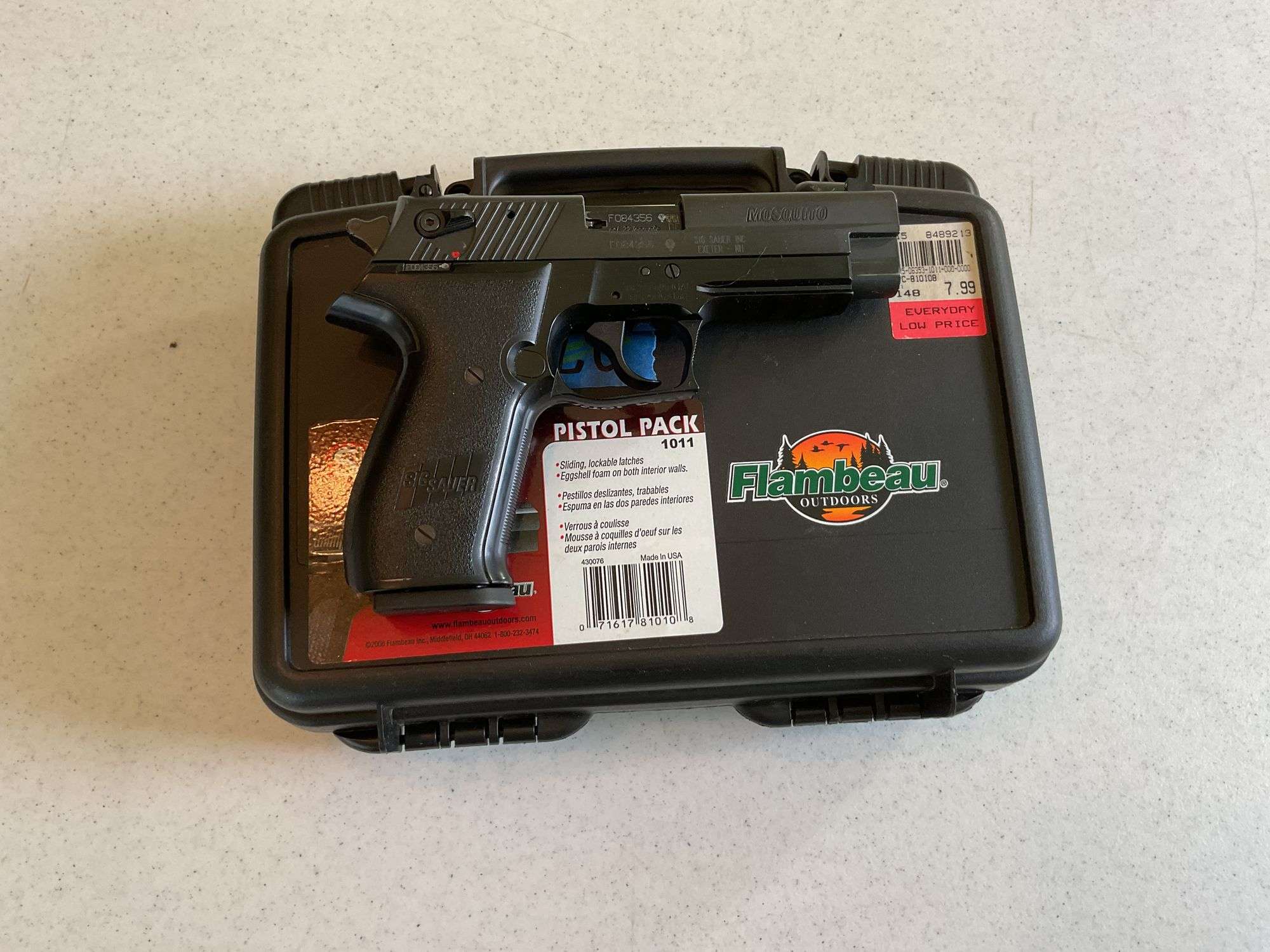 SIG SAUER MOSQUITO CAL .22 LR - Kaufman Realty & Auctions