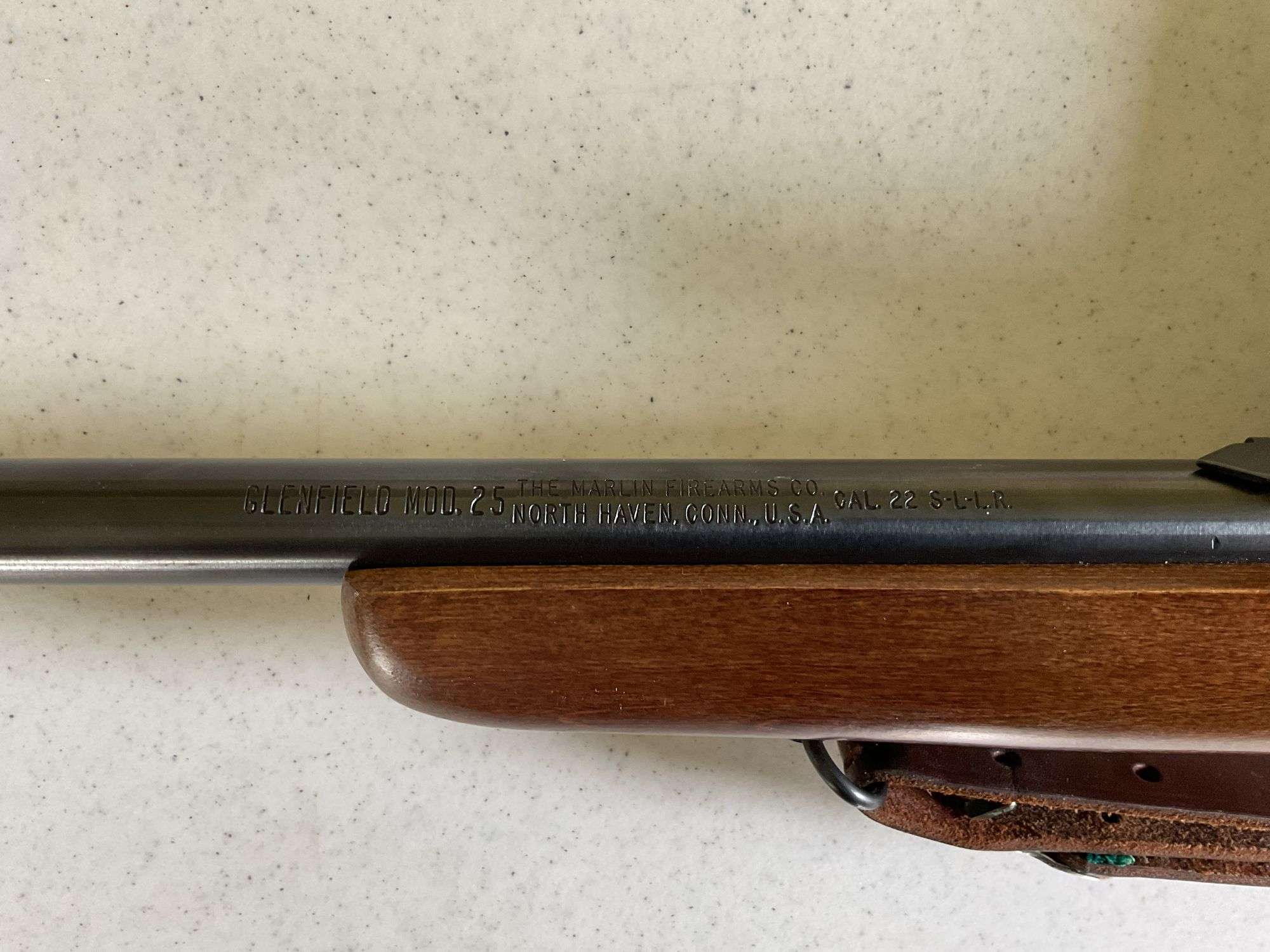 MARLIN FIREARMS GLENFIELD MODEL 25 CAL .22 S.L.L.R W/SCOPE - Kaufman ...