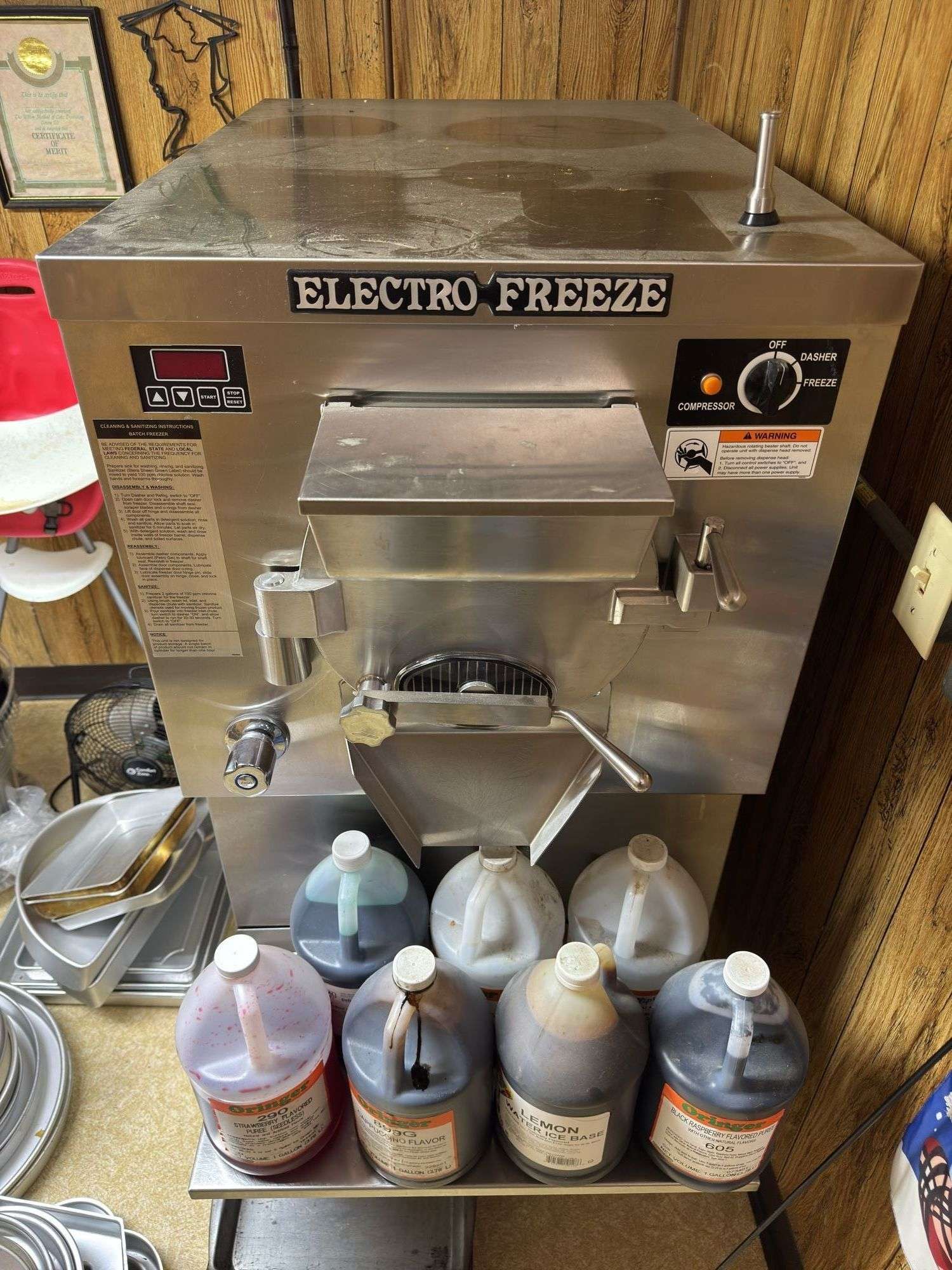 Electro Freeze Model B12 Ice Cream Machine - Kaufman Realty & Auctions