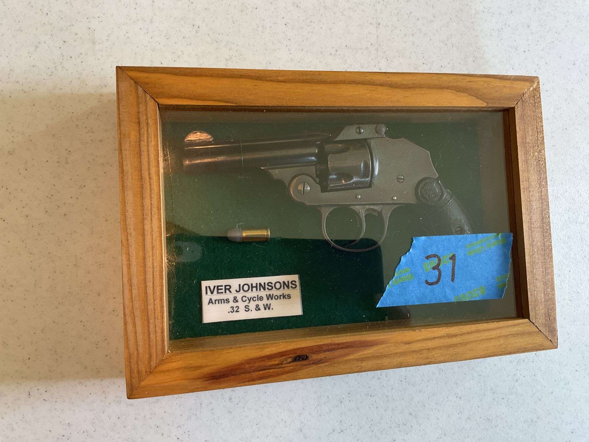 IVER JOHNSON HAMMERLESS .38 REVOLVER - Kaufman Realty & Auctions