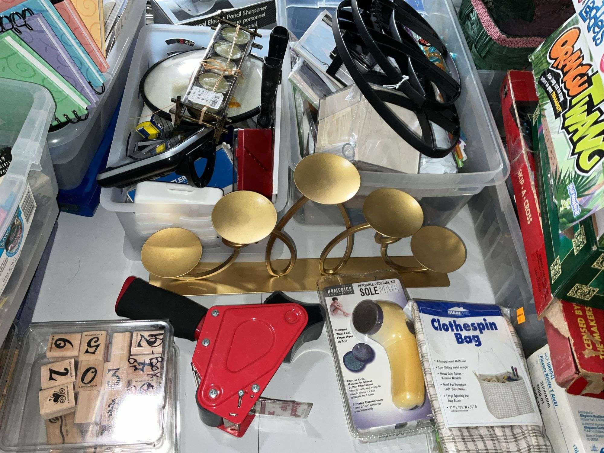 Table of games and rubber stamps, table not included - Kaufman Realty ...