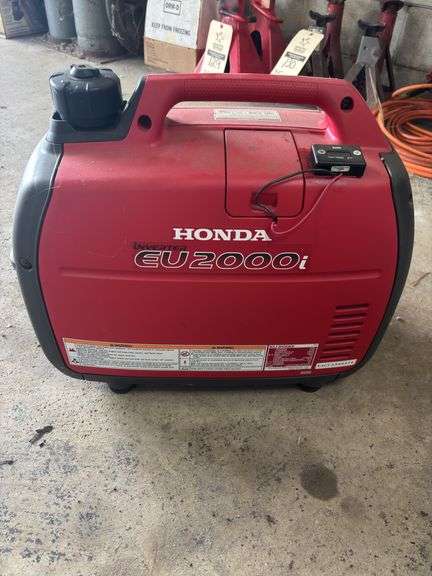 Honda EU2000i Generator ,36 Hours - Kaufman Realty & Auctions