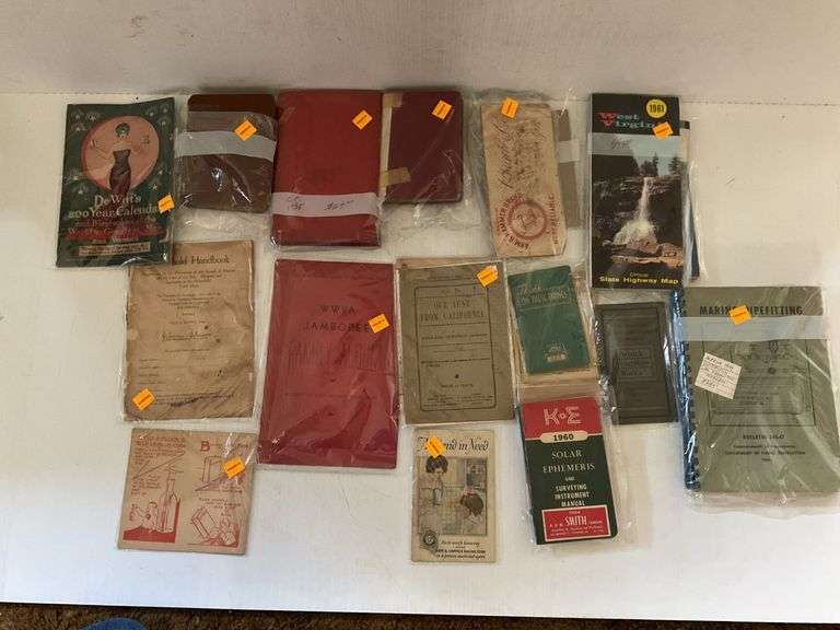 Vintage Books, And Pamphlets - Kaufman Realty & Auctions