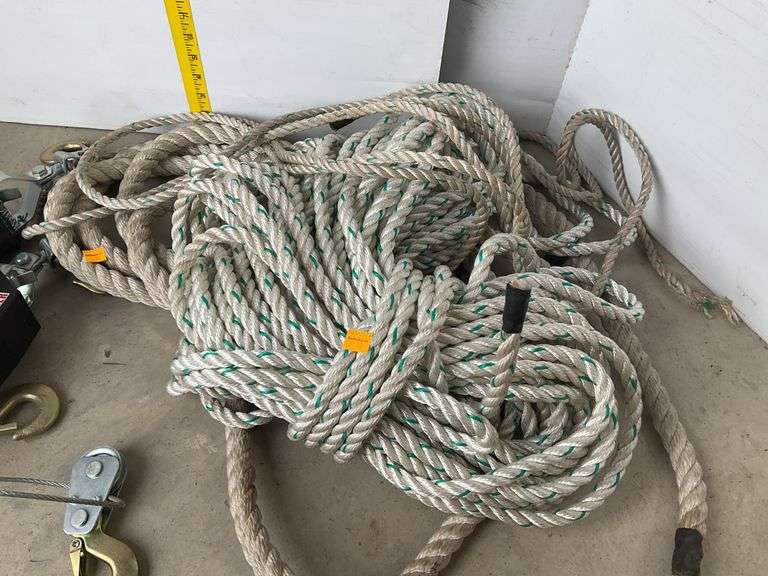 2 Haul Master Come-a-Longs, Rope - Kaufman Realty & Auctions