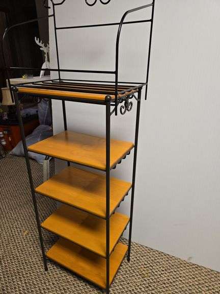 Longaberger stand & rack- 15"x11"x37" - Kaufman Realty & Auctions