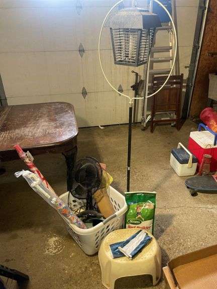 Big zapper, laundry basket with fan, step stool and misc. - Kaufman ...