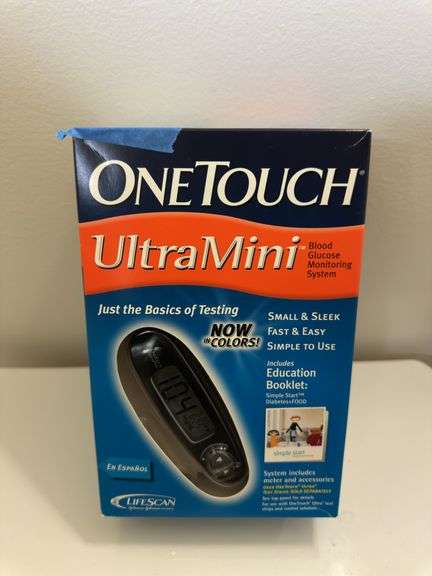 ONE TOUCH ULTRA MINI BLOOD GLUCOSE MONITORING SYSTEM NEW IN BOX ...