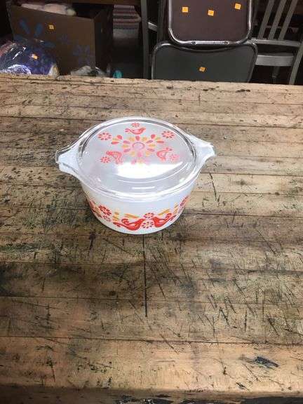 Vintage Pyrex friendship, 473 1 quart with lid - Kaufman Realty & Auctions