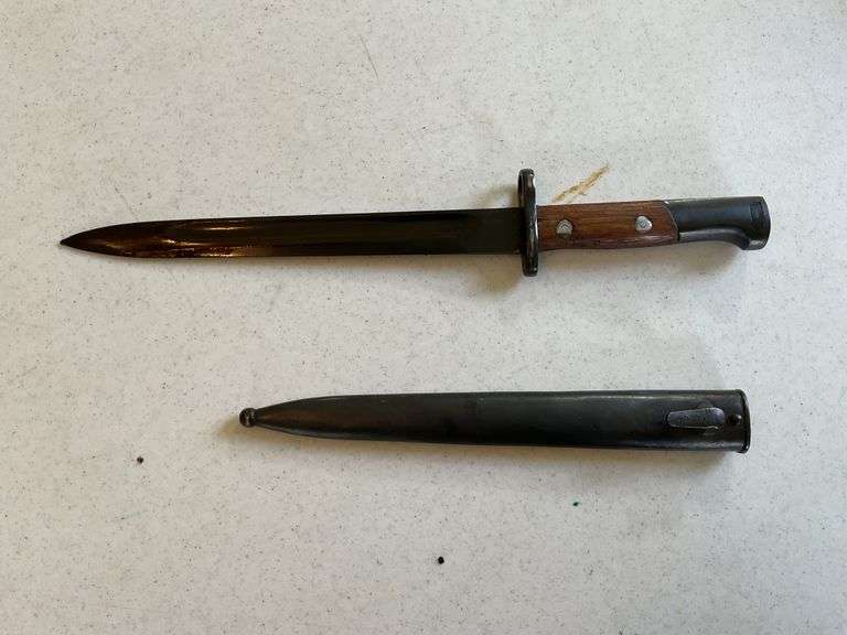 YUGOSLAVIAN MAUSER BAYONET - Kaufman Realty & Auctions