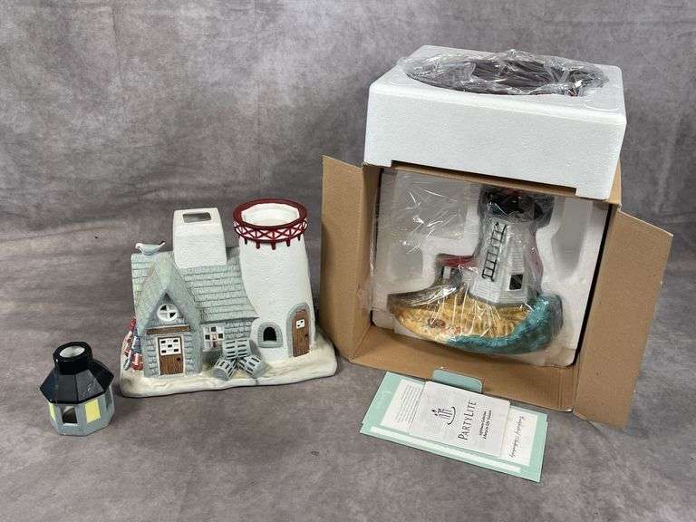 PARTYLITE LIGHTHOUSES (2) - Kaufman Realty & Auctions