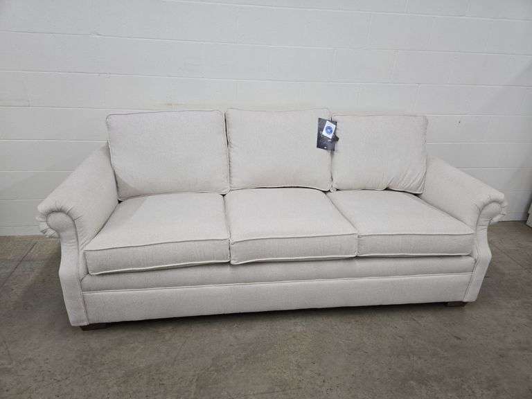 Mayo upholstered couch- 84" - Kaufman Realty & Auctions