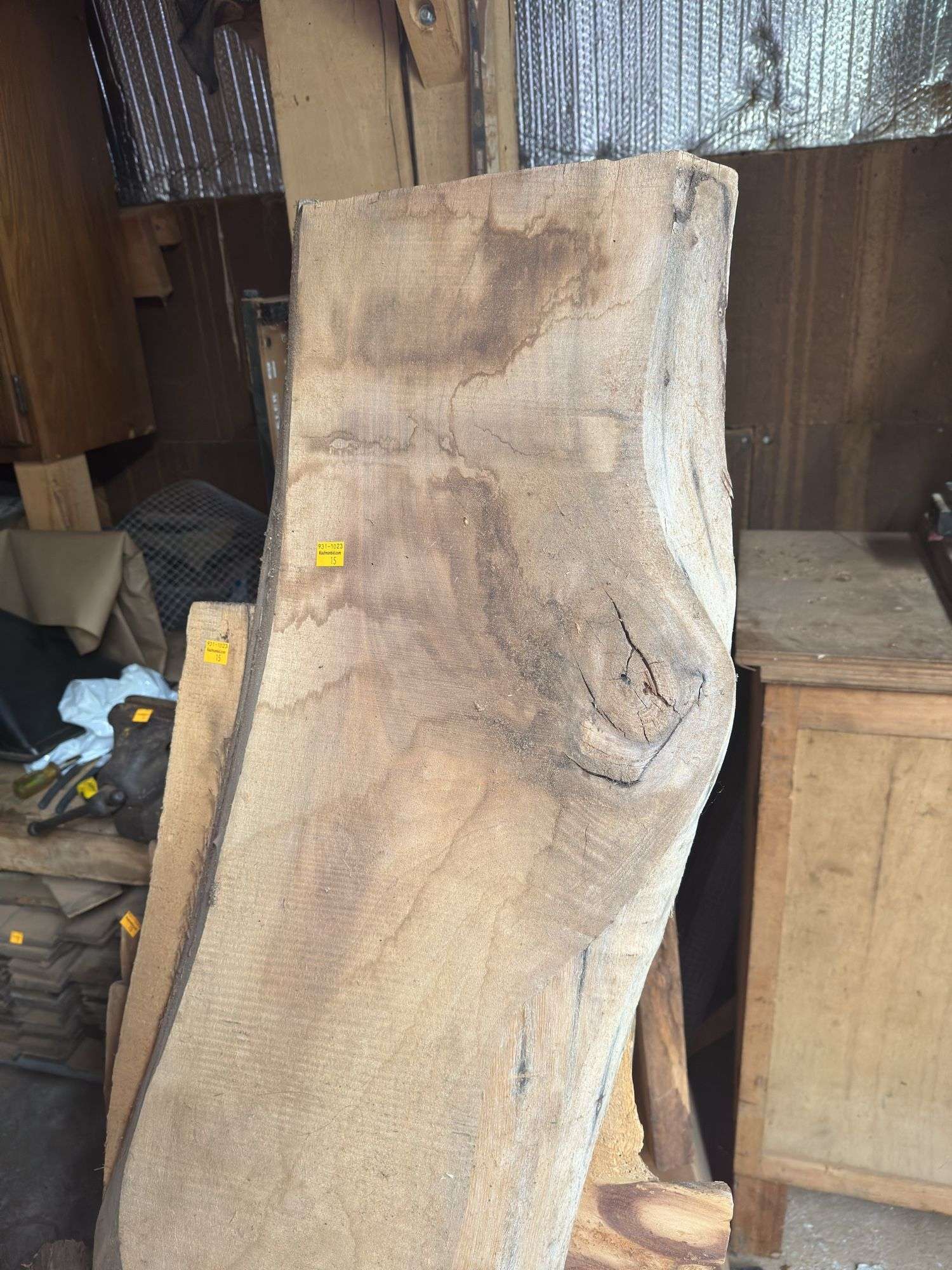 Assortment of Lumber Slabs - Kaufman Realty & Auctions