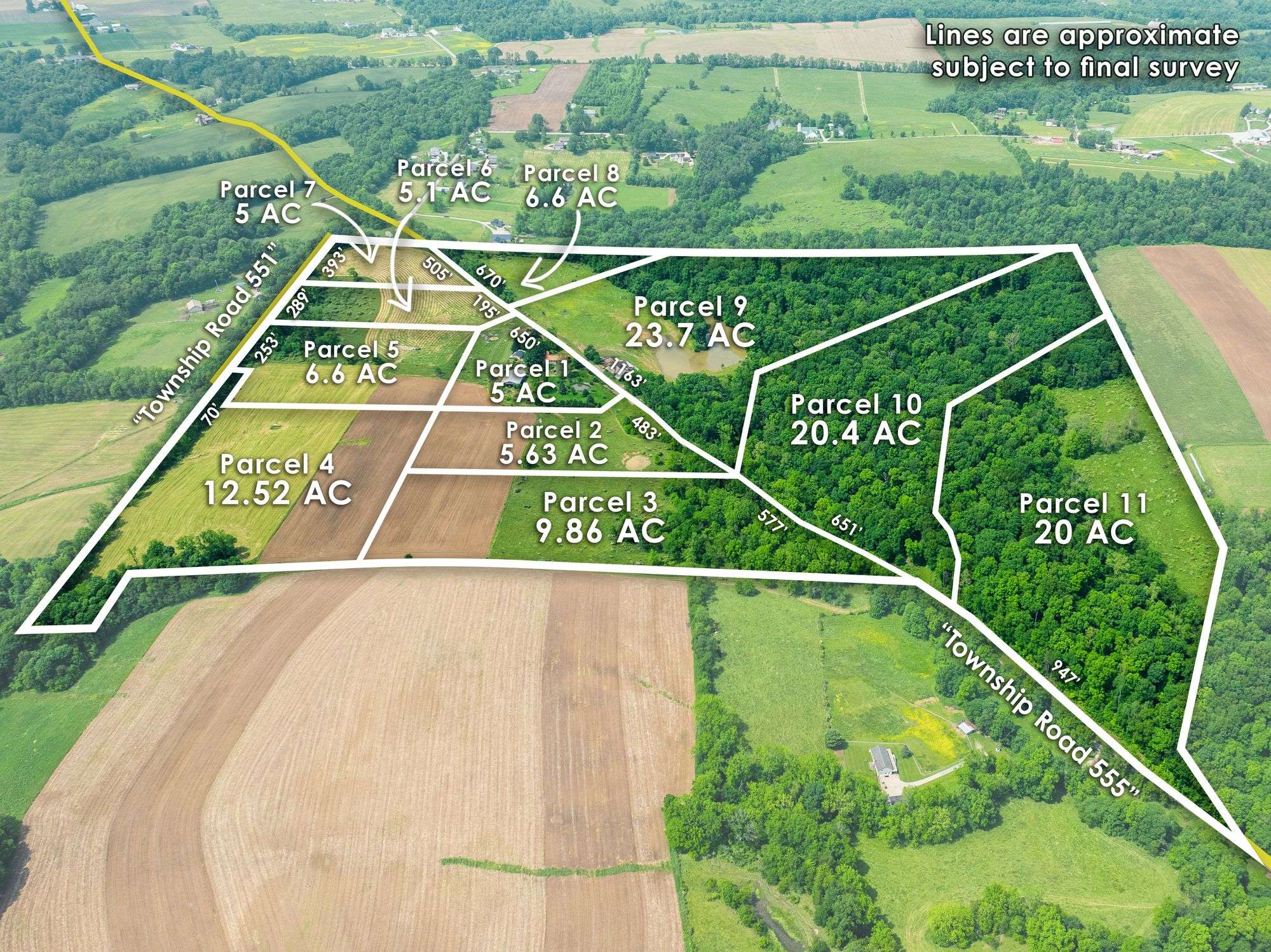 23.7 acres open and wooded land - Kaufman Realty & Auctions