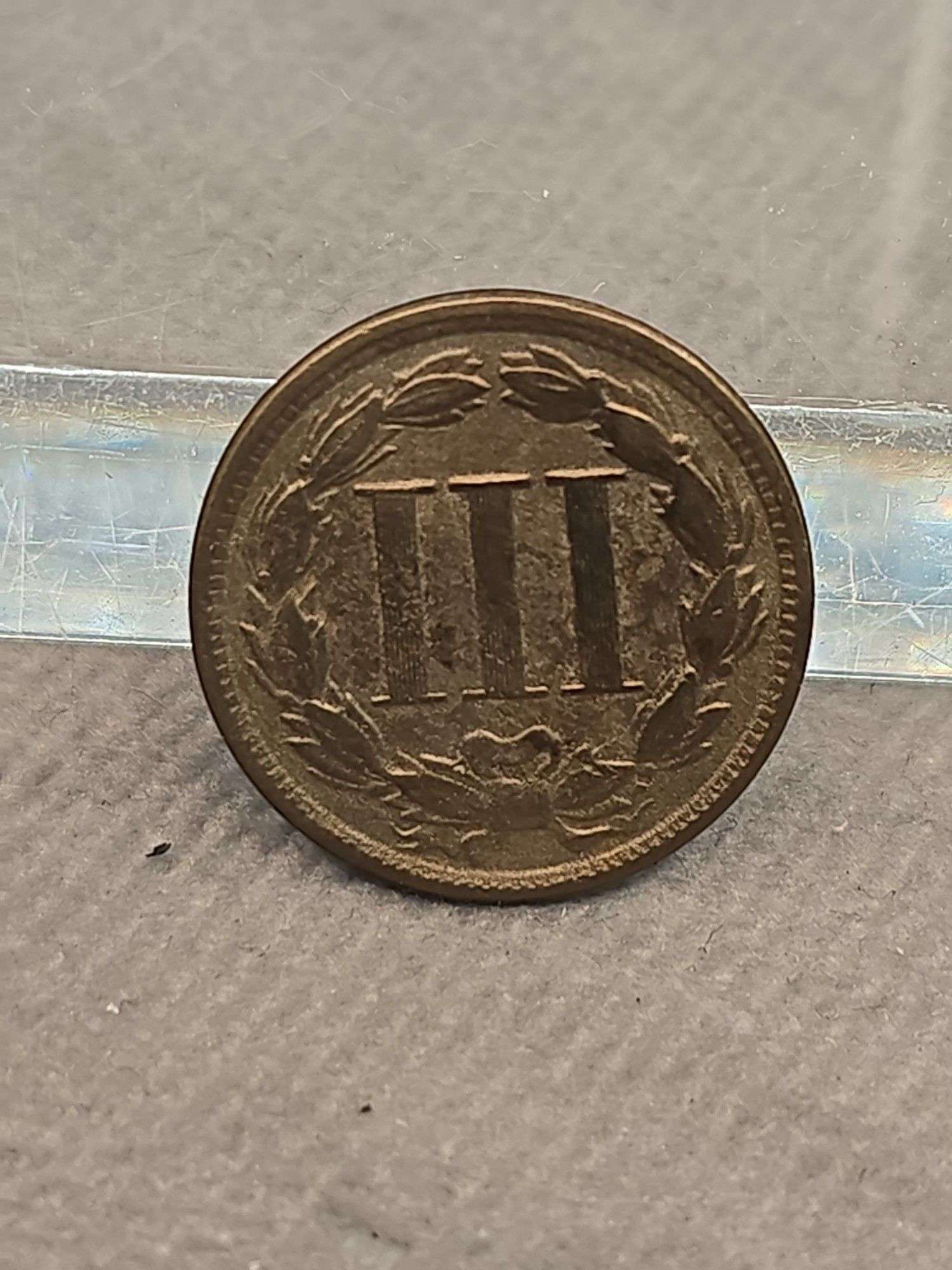 1865 Nickel 3 Cent Piece - Kaufman Realty & Auctions