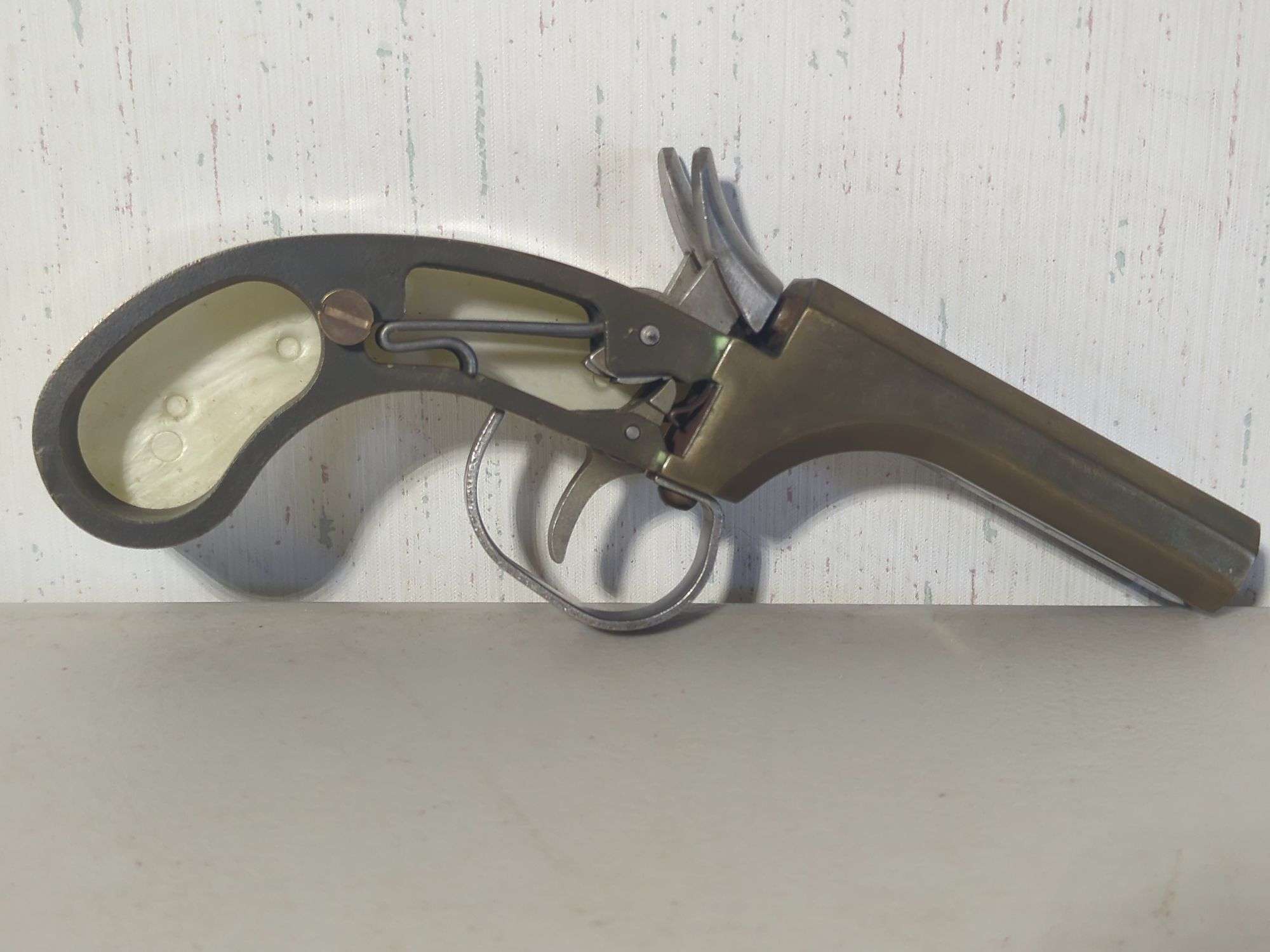 CMC Double Barrel Snake Eyes Percussion Pistol - Kaufman Realty & Auctions