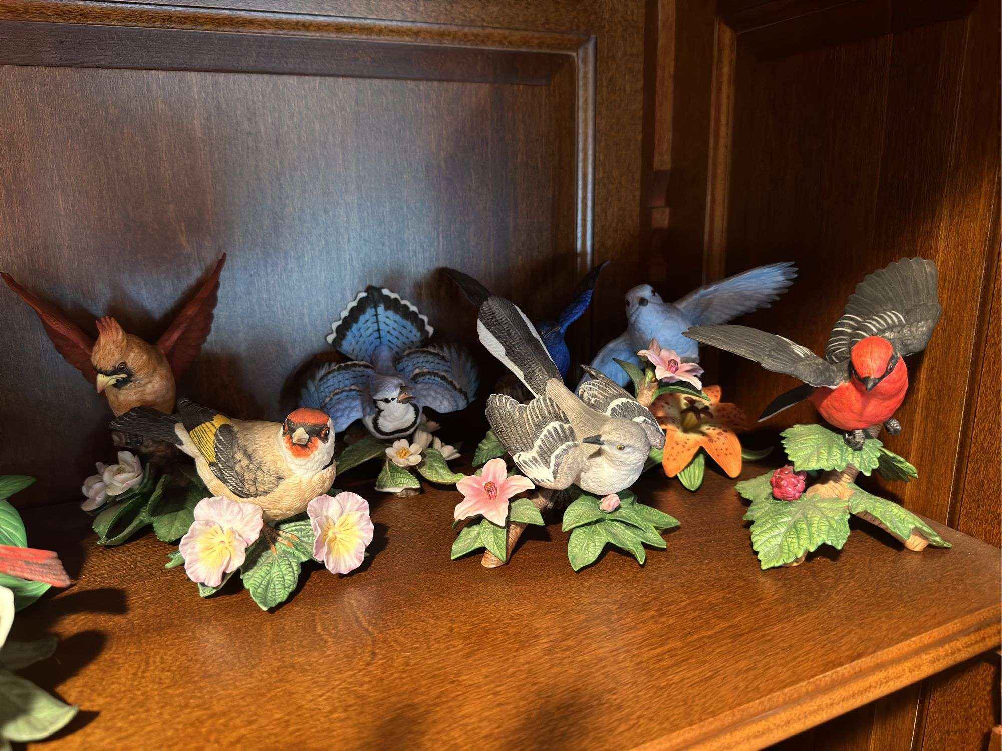 (22) Bird Figurines - Kaufman Realty & Auctions
