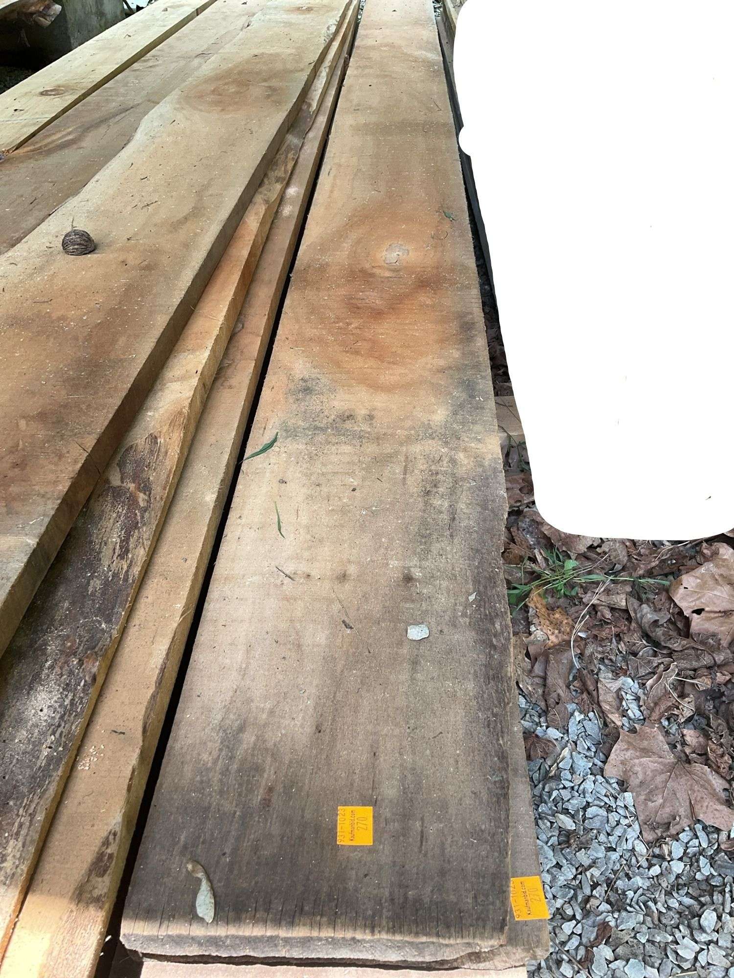 (8) Rough Cut Cherry Boards - Kaufman Realty & Auctions