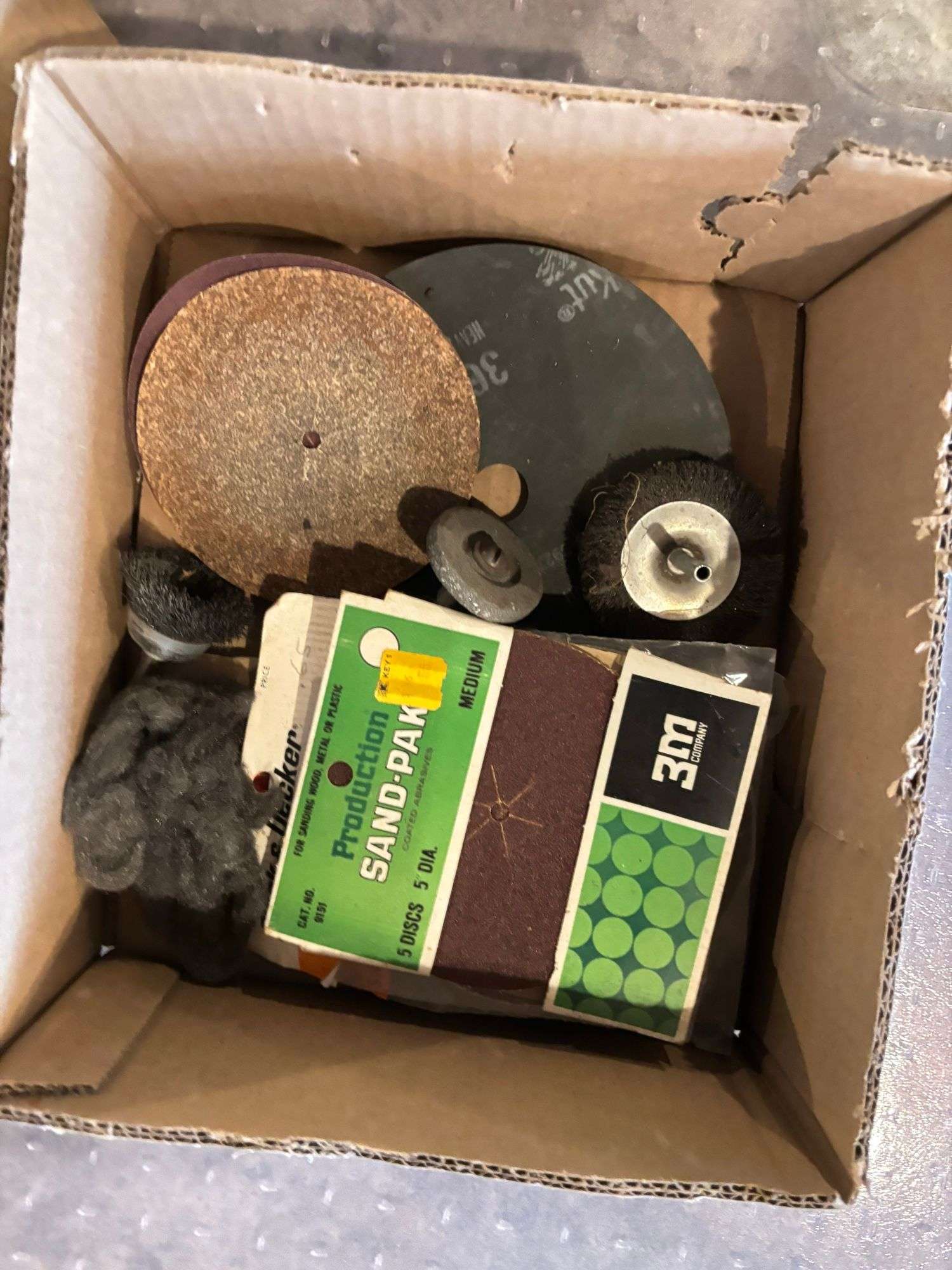 Sand Paper , Grinding Wheels , Drill Bits - Kaufman Realty & Auctions