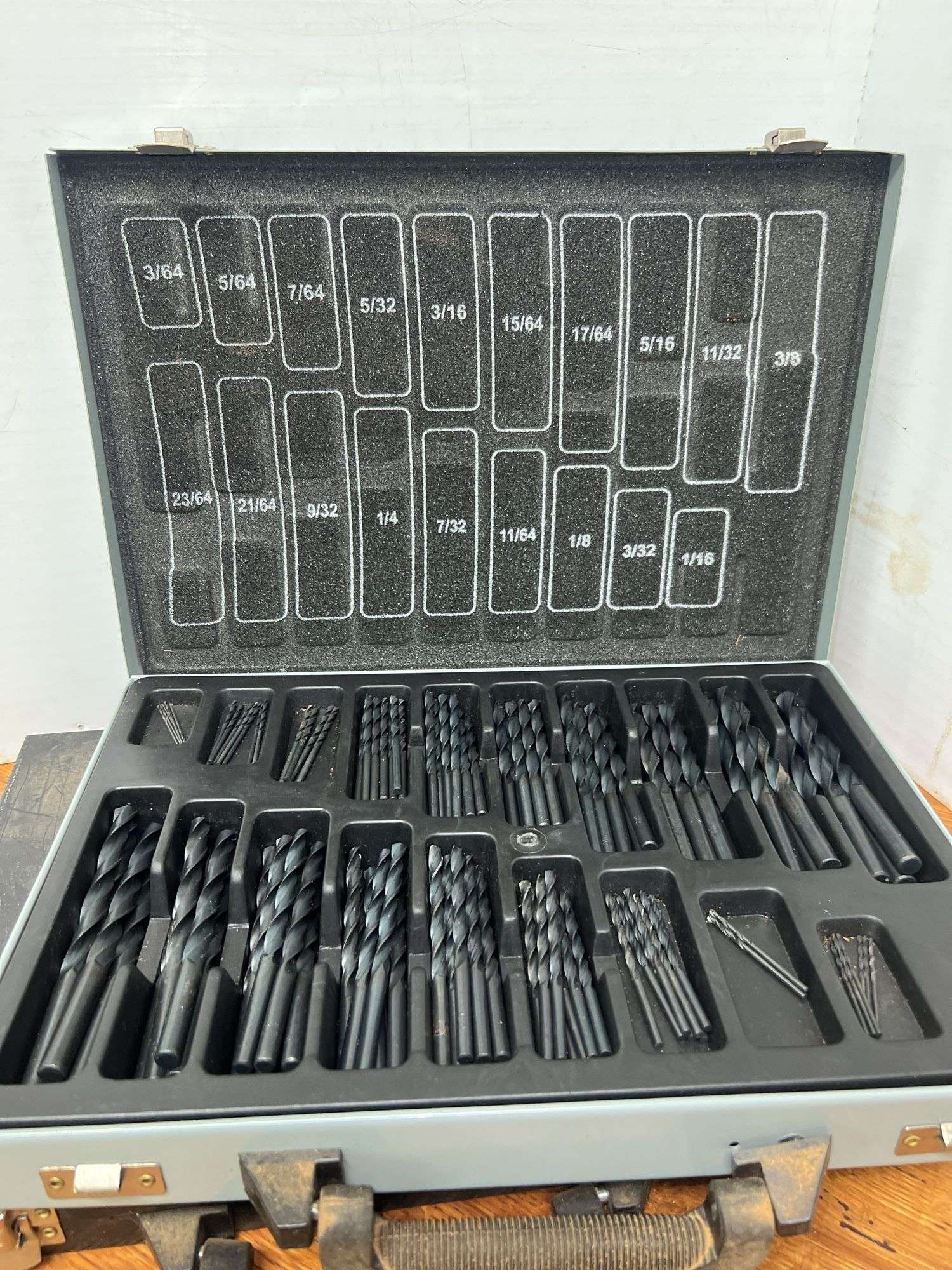 (2) Metal Cases of Drill Bits - Kaufman Realty & Auctions
