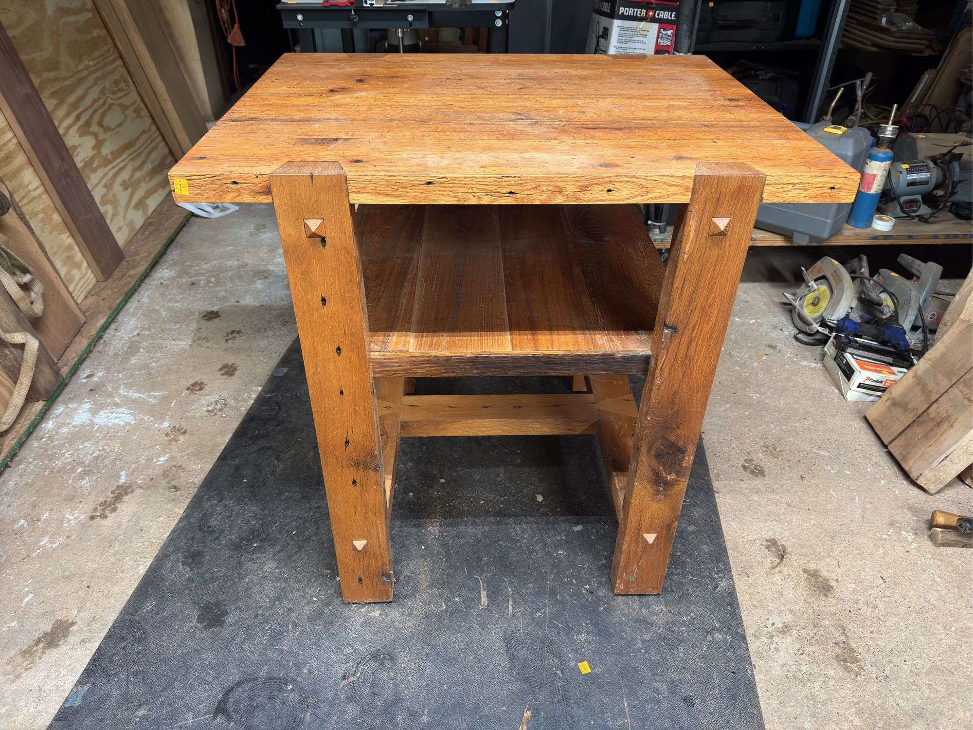 Wooden Work Bench - Kaufman Realty & Auctions