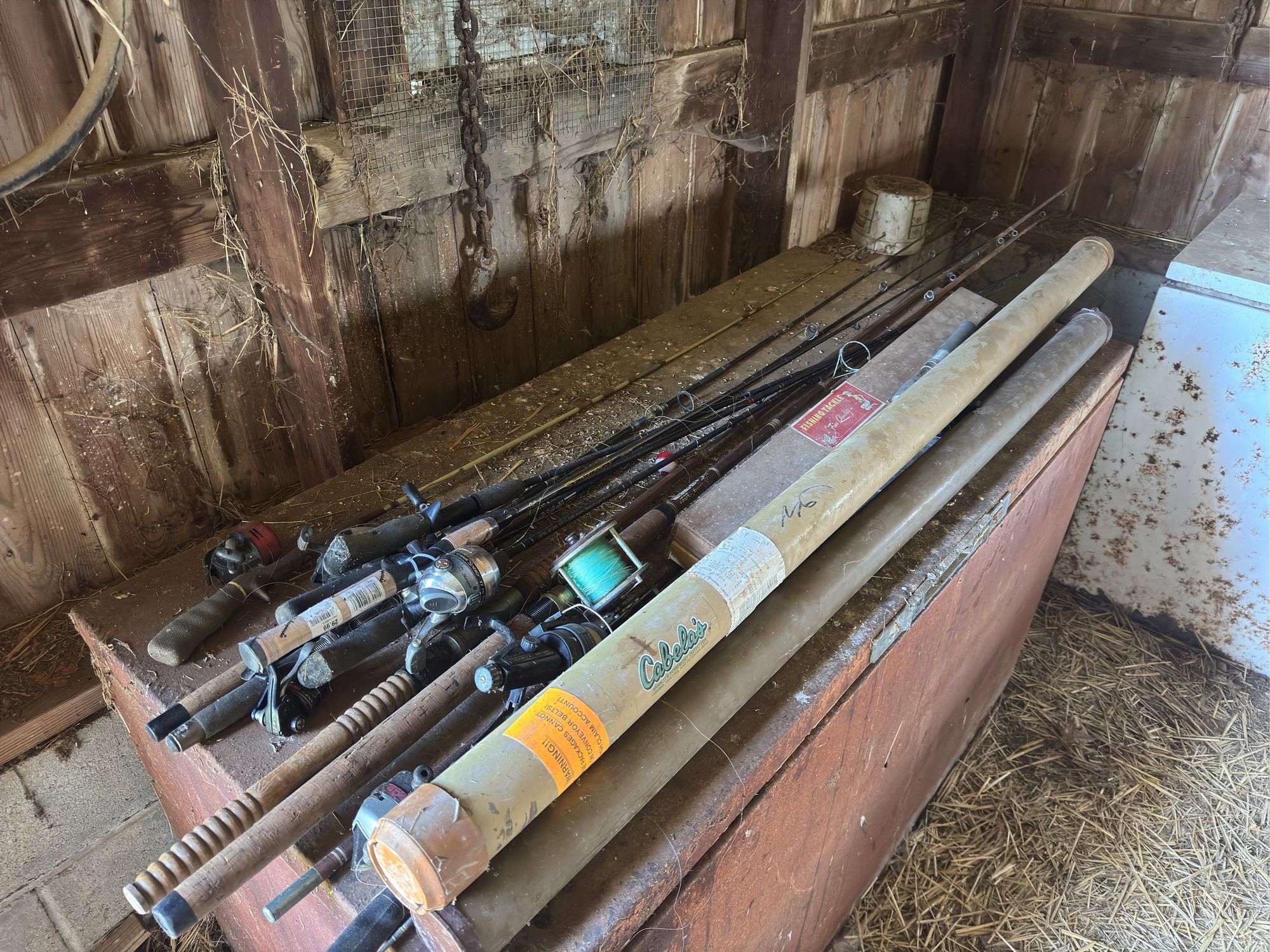 Assorted Fishing Rods and Gear - Kaufman Realty & Auctions