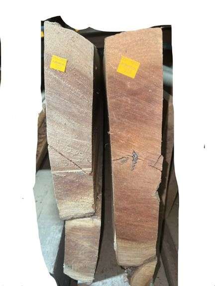 2 Cherry Bench Slabs - Kaufman Realty & Auctions