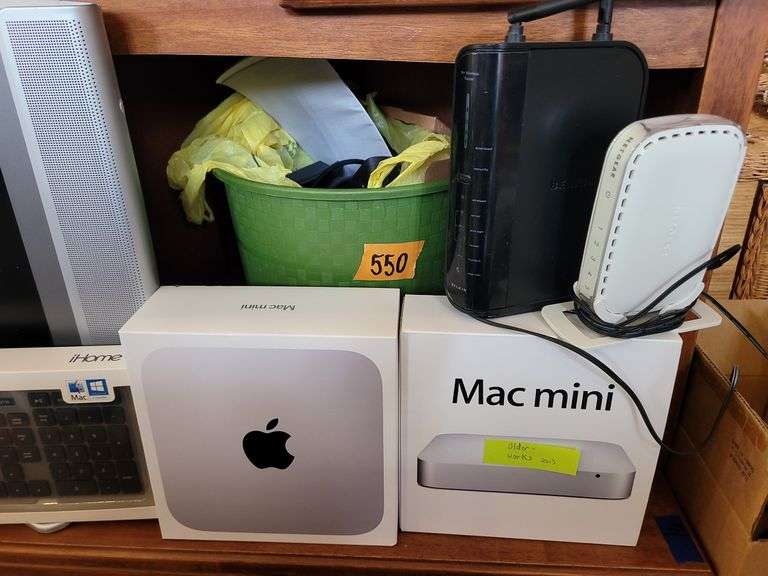 MAC MINI (2), iHOME BLUETOOTH FULL SIZE KEYBOARD, DIGITAL STREAM ...