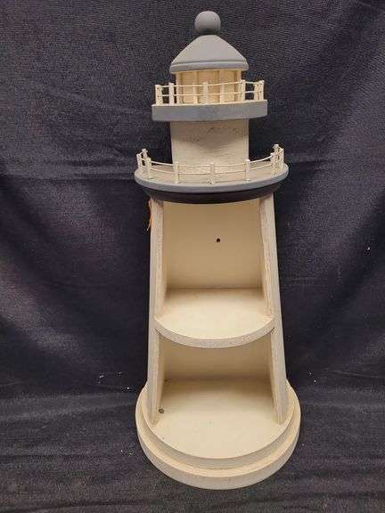 LIGHTHOUSE WALL SHELF/ DECOR - Kaufman Realty & Auctions