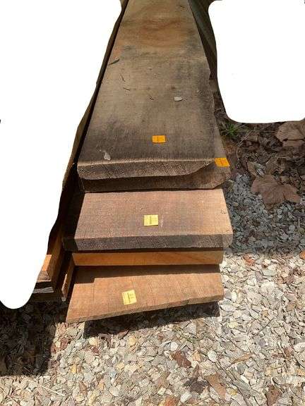 (8) Rough Cut Cherry Boards - Kaufman Realty & Auctions