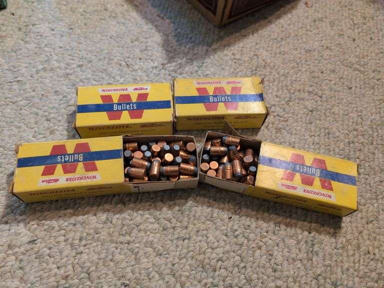 (4) boxes of Winchester .357 Magnum 158 grain soft point bullets ...