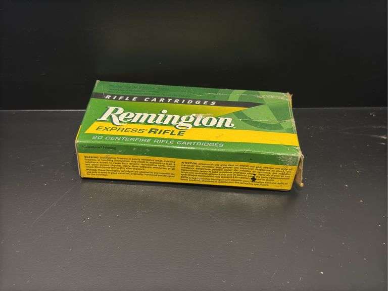 Remington 22-250 Rifle Cartridges - Kaufman Realty & Auctions