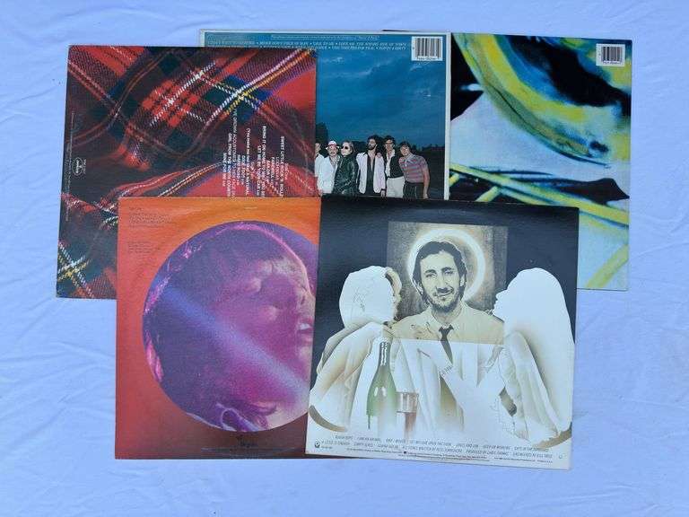 (5) Rock Vinyl Records - Kaufman Realty & Auctions