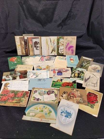 VINTAGE POSTCARDS (37) MISC - Kaufman Realty & Auctions