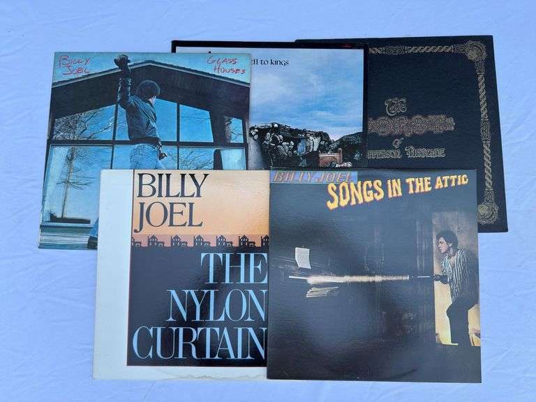 (5) Rock Vinyl Records - Kaufman Realty & Auctions