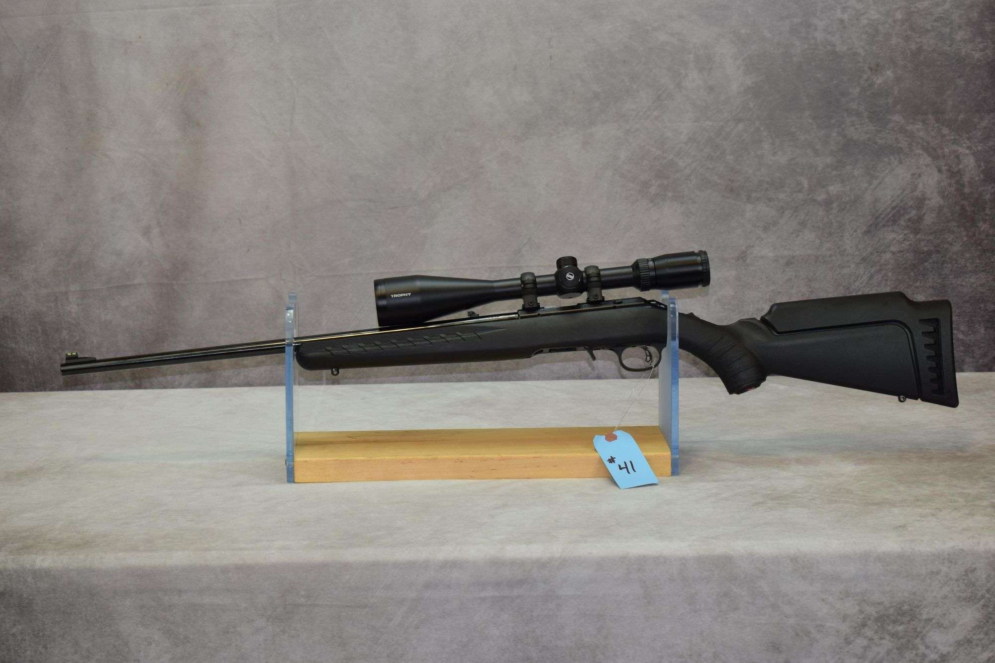 Ruger Mod American Cal .17 HMR Bushnell Trophy 6-18x Scope - Kaufman ...