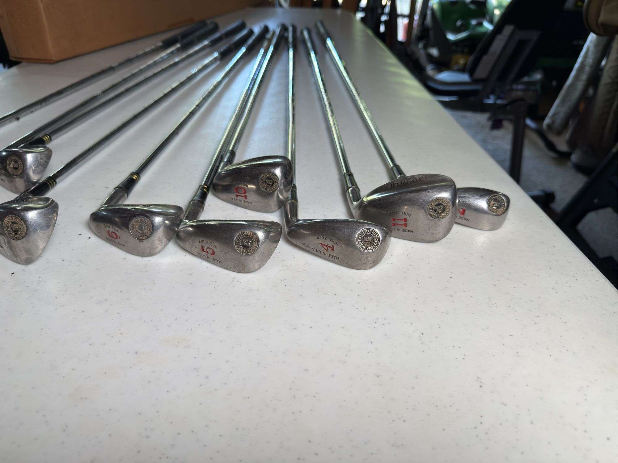 GOLF CLUB SET BIO MECH IRONS - Kaufman Realty & Auctions