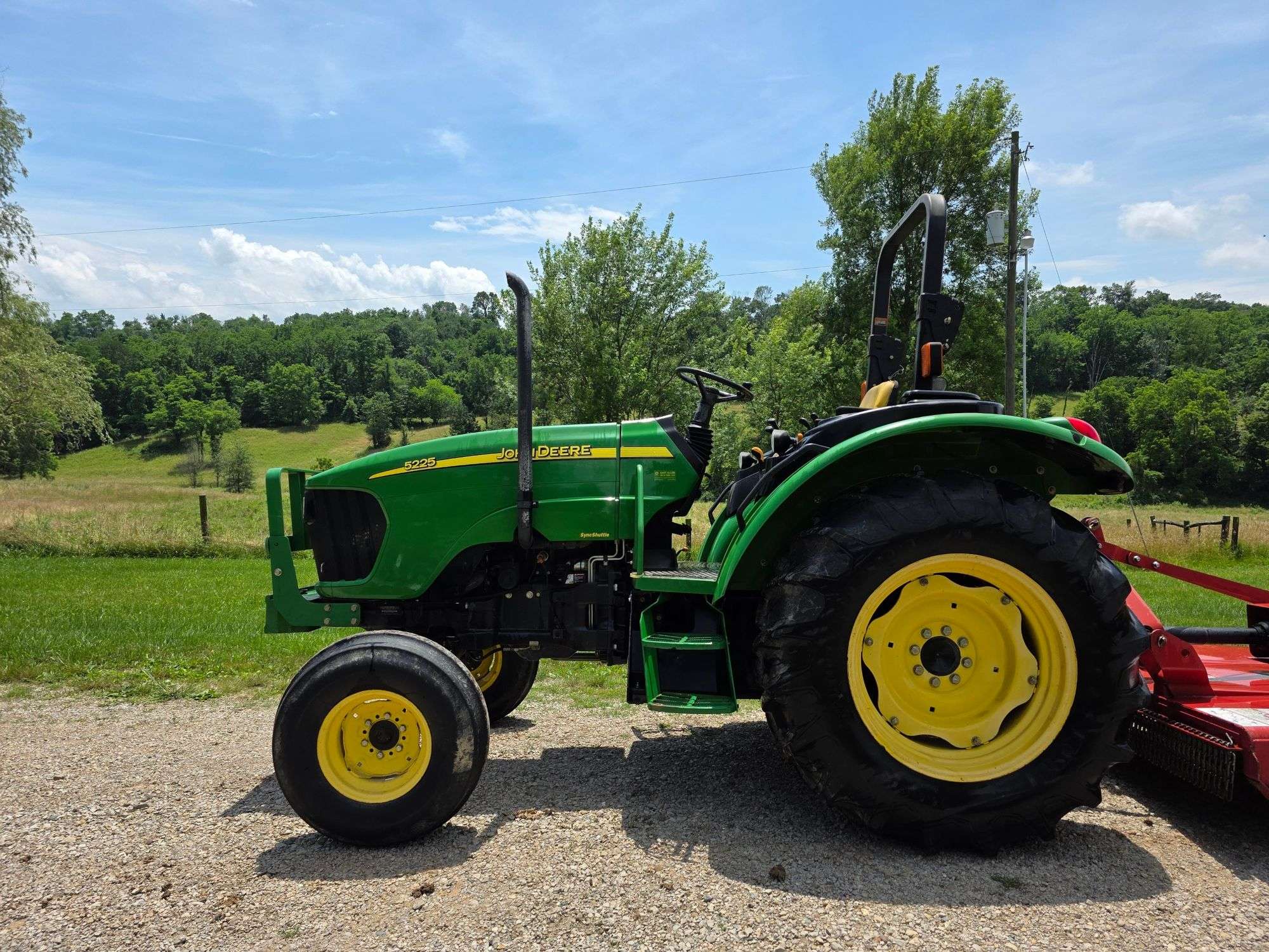 John Deere 5225 Tractor 1,341 hrs - Kaufman Realty & Auctions