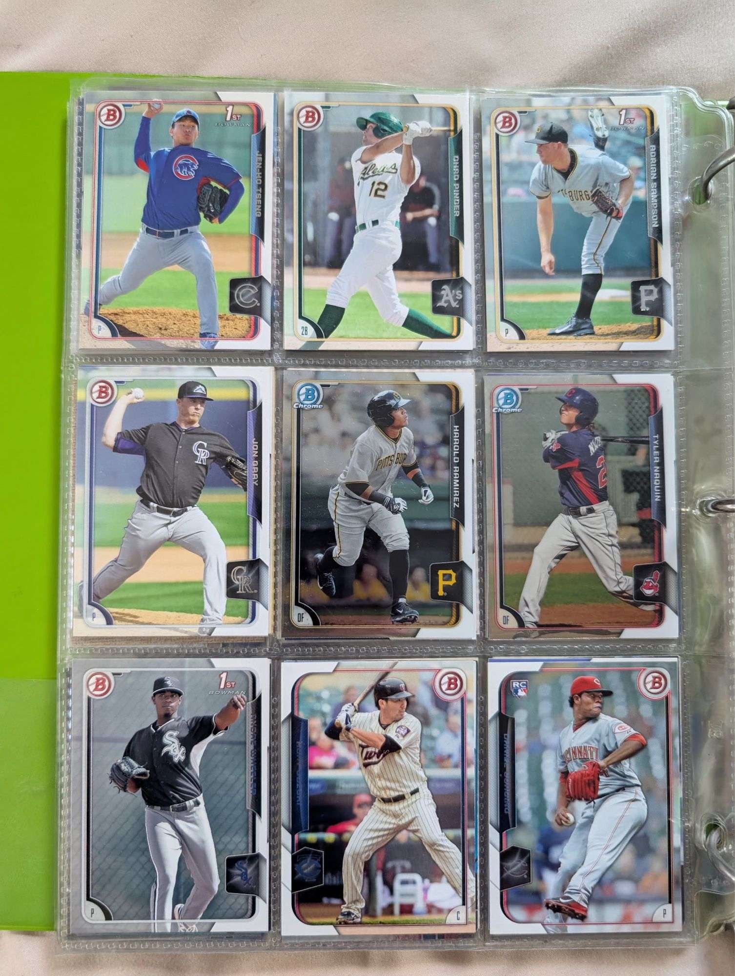 Folder of Baseball Cards (34 Pages ) - Kaufman Realty & Auctions