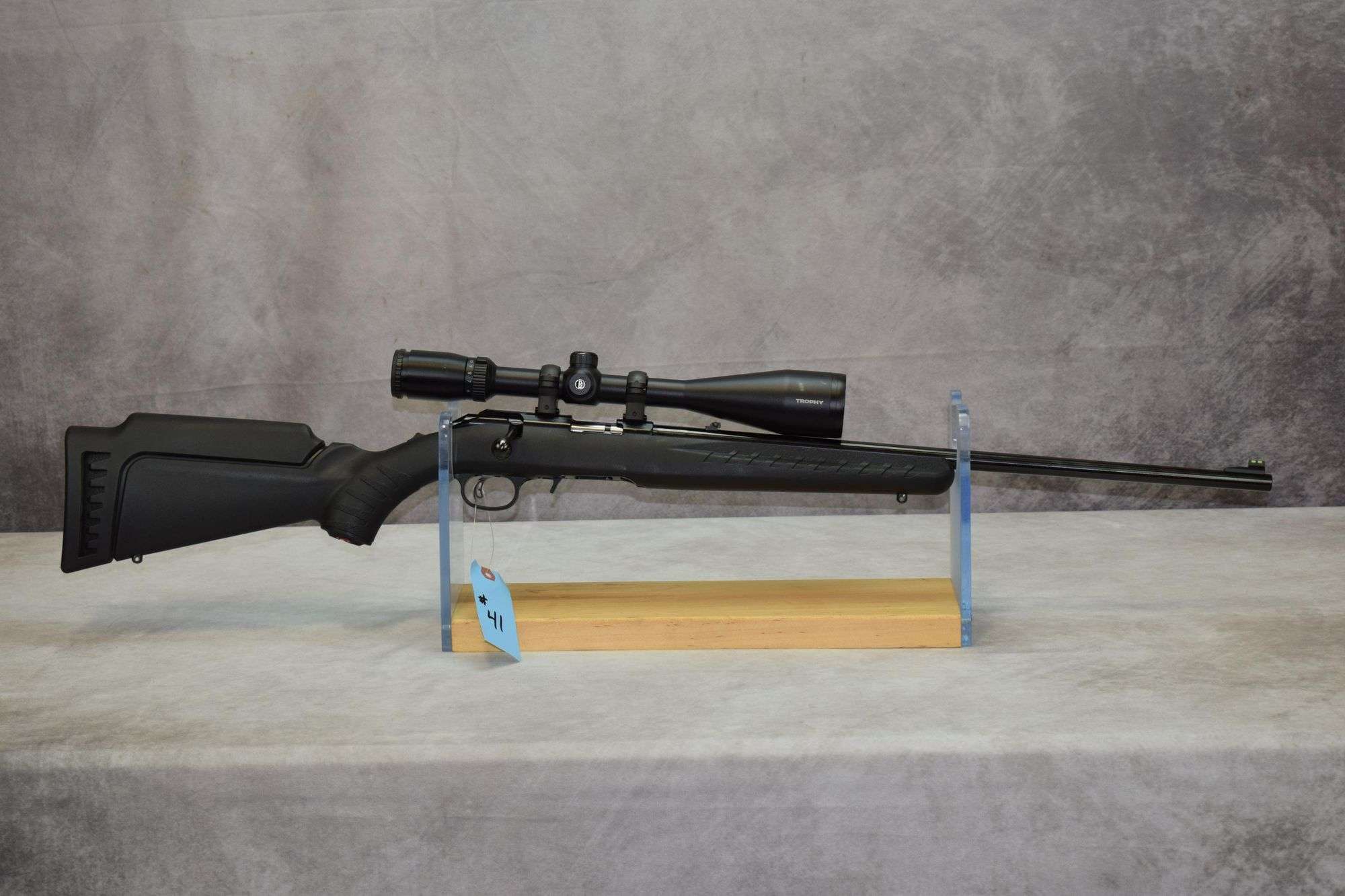 Ruger Mod American Cal .17 HMR Bushnell Trophy 6-18x Scope - Kaufman ...