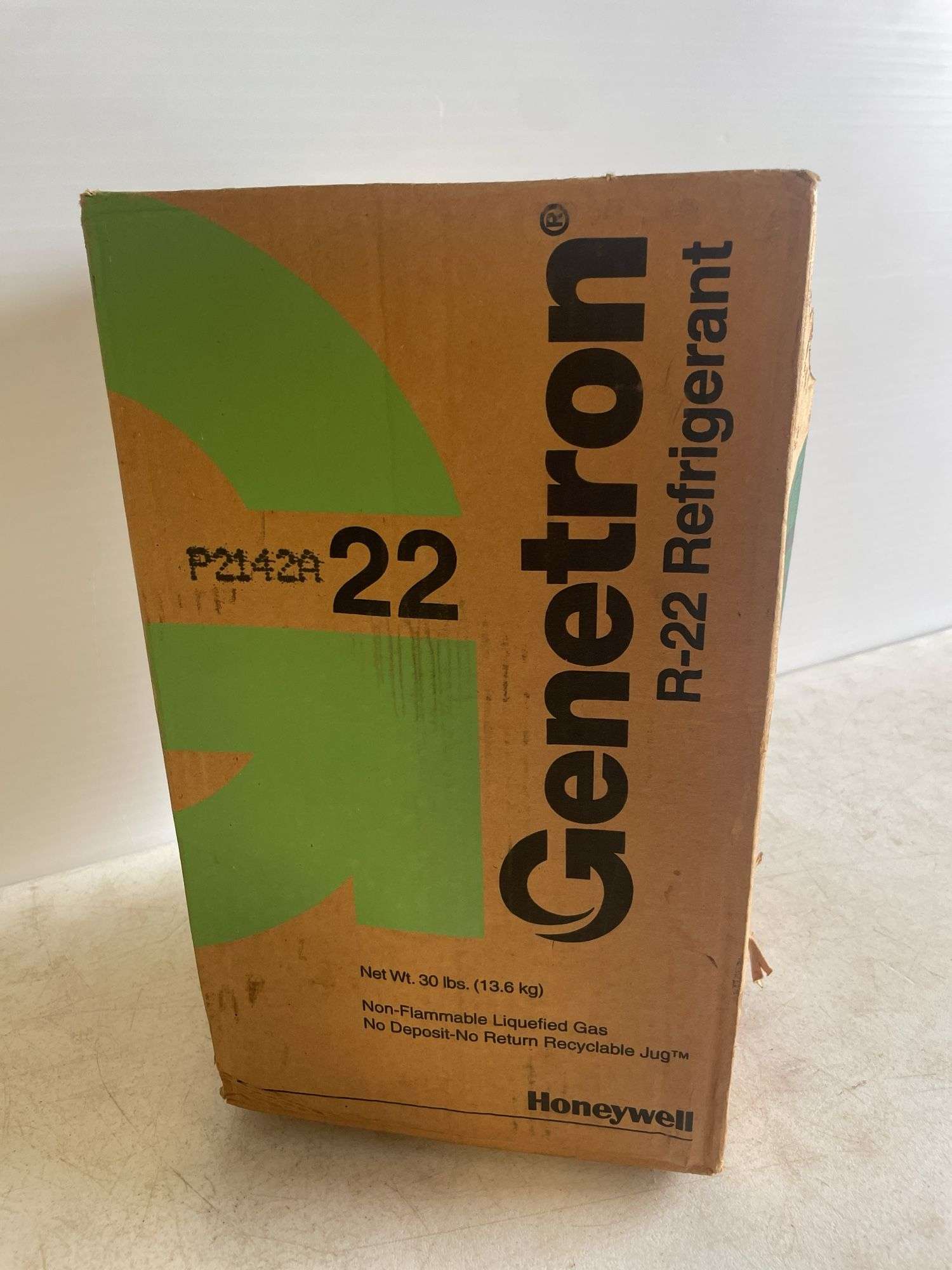 Genetron R-22 refrigerant - 70% full - Kaufman Realty & Auctions