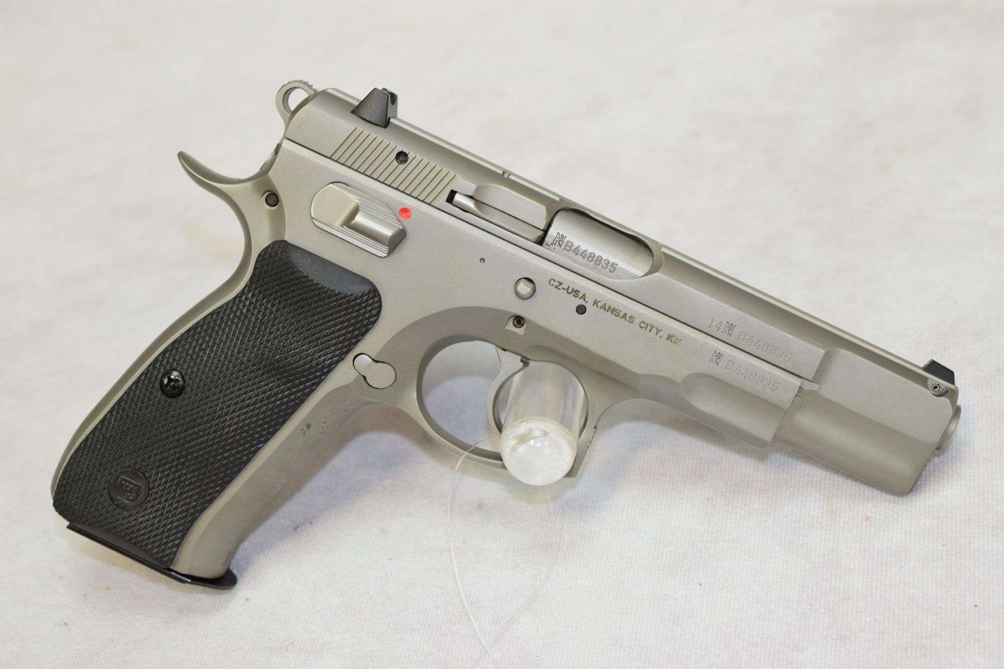 CZ Mod 75B Cal 9mm 2 Mags - Kaufman Realty & Auctions