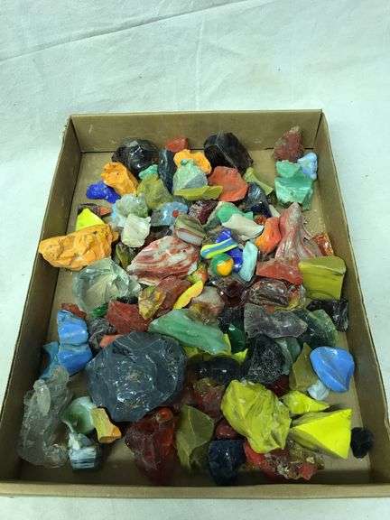 Akro Agate Glass Cullet - Kaufman Realty & Auctions