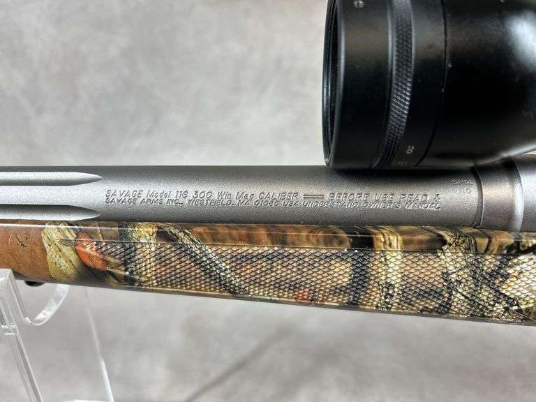 Savage Model 116 300 Win Mag with Burris 4.5x14xFullfield II scope SN ...