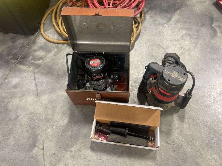 (2) Sears/Craftsman routers and router raizer - works - Kaufman Realty ...