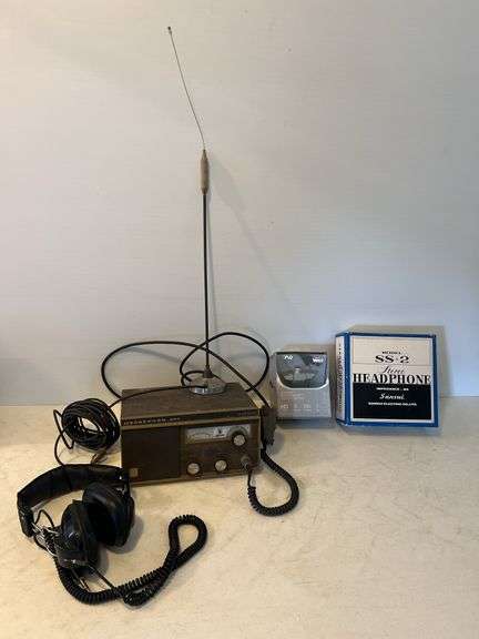 Vintage Johnson messenger 250, headphones, web cam- new - Kaufman ...
