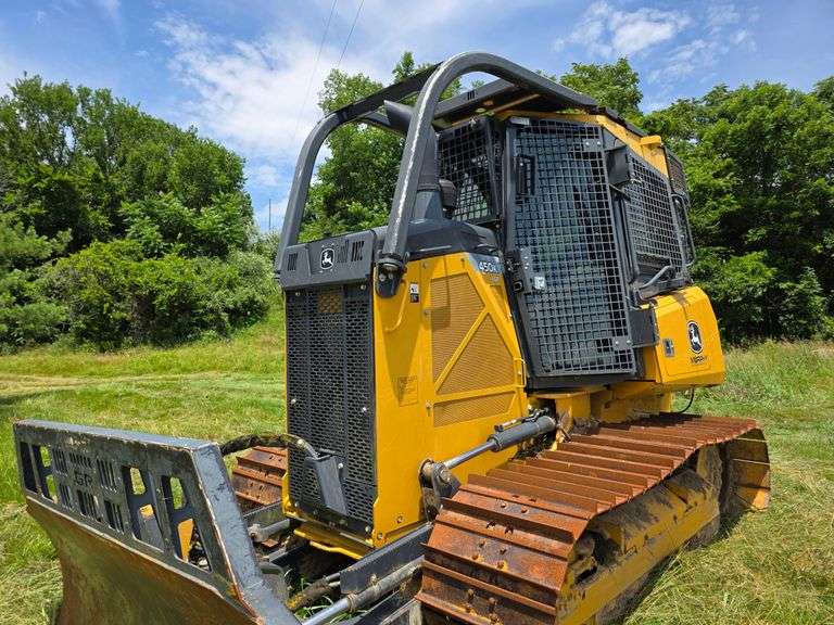 2017 John Deere LP 450K Dozer w/ forestry package & winch 865 hrs ...