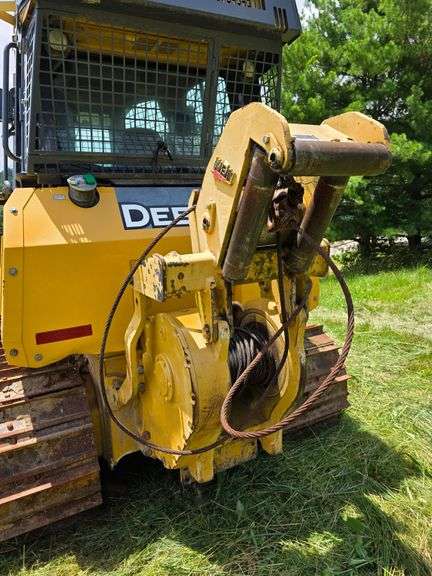 2017 John Deere LP 450K Dozer w/ forestry package & winch 865 hrs ...