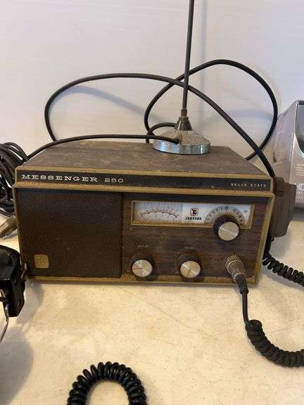 Vintage Johnson messenger 250, headphones, web cam- new - Kaufman ...
