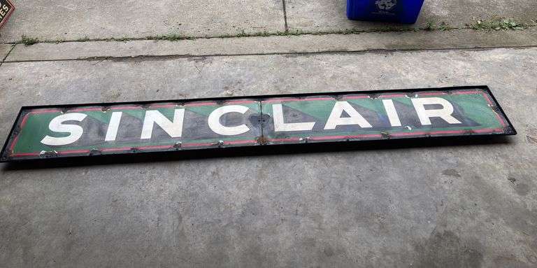 Sinclair Sign - Kaufman Realty & Auctions