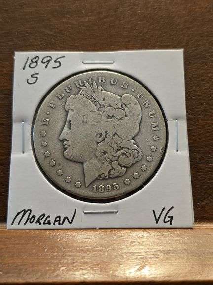 1895S MORGAN DOLLAR KEY VG - Kaufman Realty & Auctions